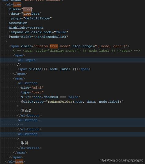 element ui tree 自定义展开收起图片 el tree 文件夹 展开 折叠 图标 csdn博客