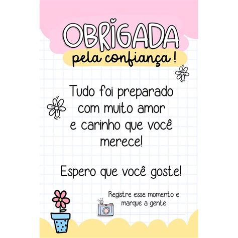 Folhetos Carta De Agradecimento Ao Cliente X Shopee Brasil