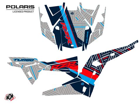 Kit Déco SSV Epik Polaris RZR XP Turbo Rouge Kutvek
