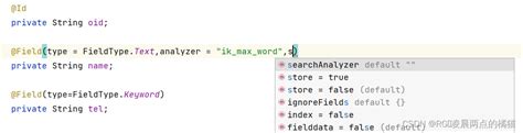[elasticsearch系列五] spring data elasticsearch 实体类注解说明【专攻系】 es实体注解 csdn博客