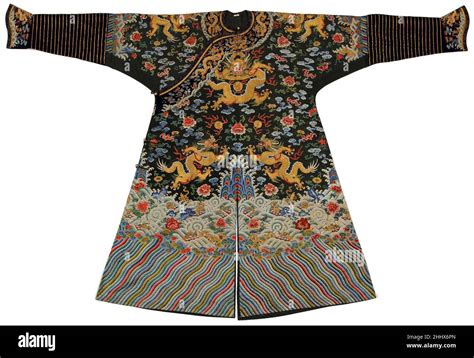 Imperial Court Robe First Half 18th Century China Imperial Court Robe