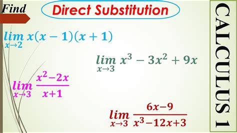 limits by direct substitution youtube