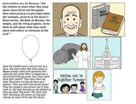 Come Follow Me For Primary 2022 Free Lds Primary Lesson Helps Sept 19