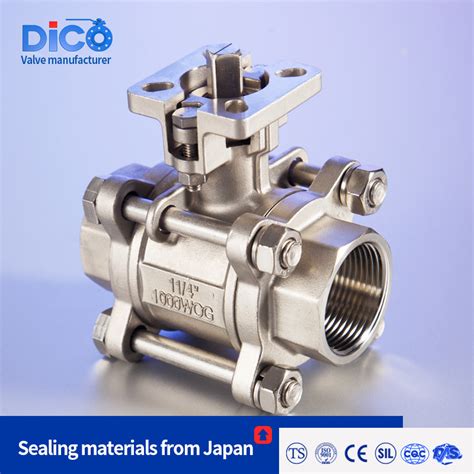 Dico China Stainless Steel Butt Weld End With Symbol Pad CF8 CF3m 3PC