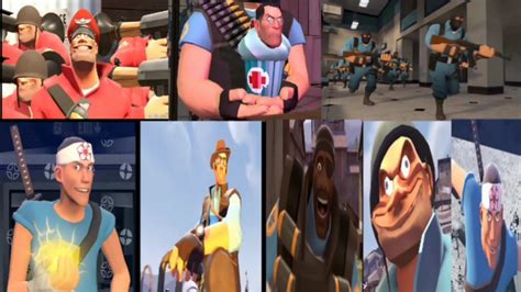 Defeats Of Team Fortress 2 Villains Part 5 Tf2 STBlackST Gmod SFM