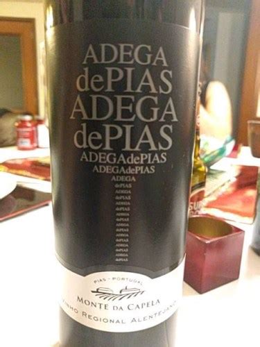 2017 Monte Da Capela Adega De Pias Tinto Vivino US