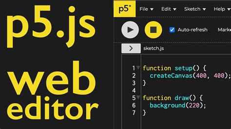 exploring the p5 js web editor a beginner s guide to creative coding youtube