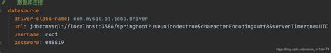 springboot启动报错java sql sqlexception access denied for user ‘root‘ ‘localhost‘ using password