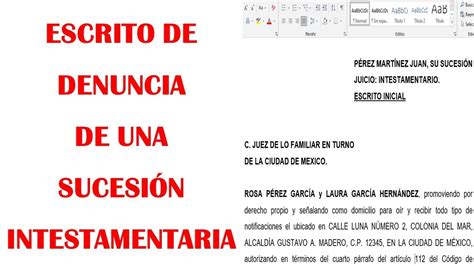 Introducir 101 Imagen Modelo De Juicio Sucesorio Abzlocal Mx