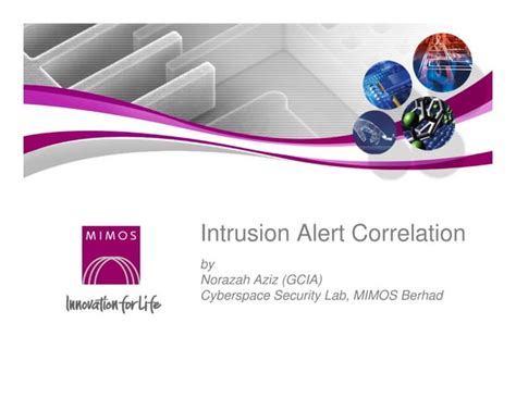 intrusion alert correlation techniques ppt