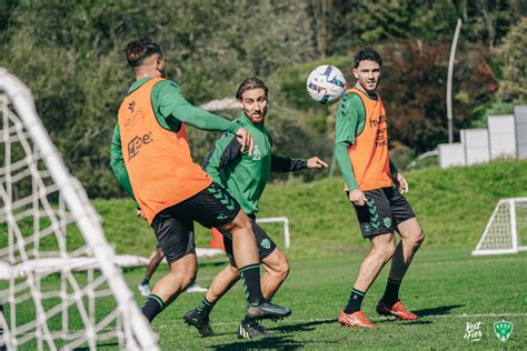 Entraînement Les Verts retrouvent les terrains