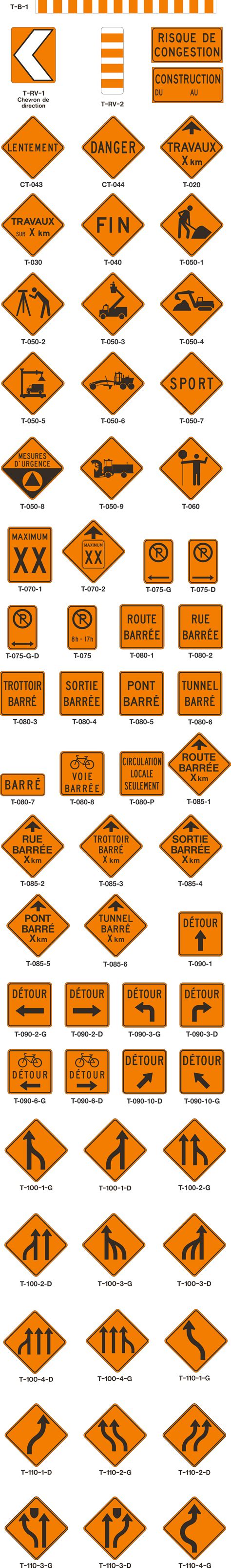 Panneaux De Signalisation Routi Re Du Qu Bec Techni Concept Premium