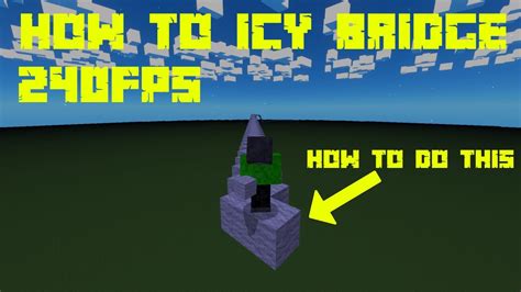 How To Icy Bridge In Minecraft Bedrock Edition 240FPS YouTube
