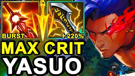 Wild Rift China Yasuo Mid Insane Damage Critical Yasuo Build Runes