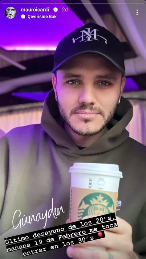 Forza Cimbom on Twitter Icardi nin paylaşımı Günaydın 20 li