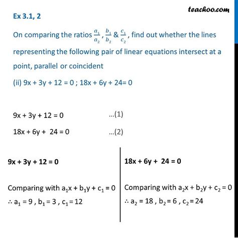 Ex 3 1 2 Ii Class 10 On Comparing Ratios A1 A2 B1 B2 C1 C2