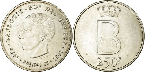 Belgium Francs Frank Brussels Coin Brussels Silver Au