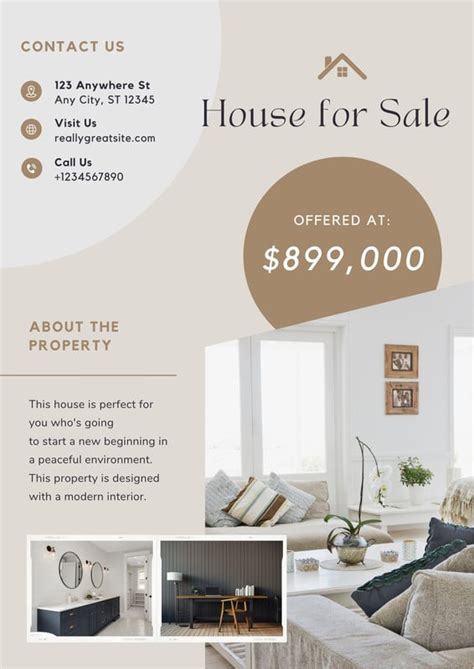 Customize Real Estate Flyers Templates Online Canva