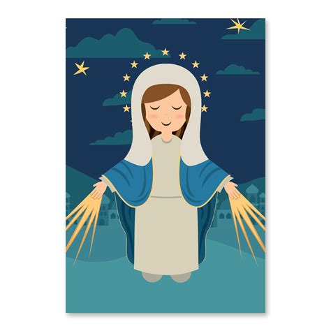 Placa Decorativa MDF Nossa Senhora das Graças 20x30cm Frete Grátis