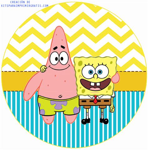 Bob Esponja Kit Para Imprimir Gratis Kits Para Imprimir Gratis