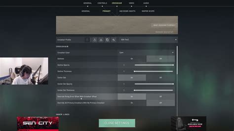 TenZ New Crosshair Settings June 2022 YouTube