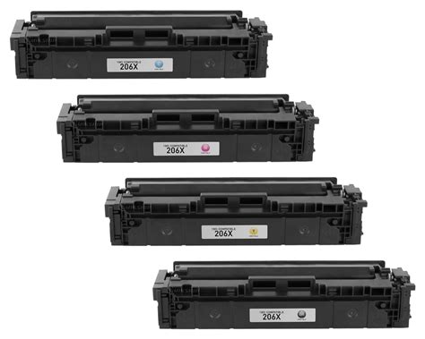 HP Color LaserJet Pro MFP M283cdw Toner Cartridges Set Black Cyan
