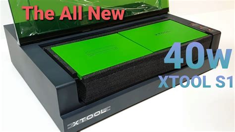 XTOOL S1 40w Laser First Look Fire Test YouTube