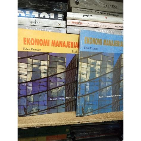 Jual Buku Ekonomi Manajerial Edisi Keenam Jilid James L Pappas