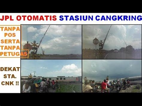 Perlintasan Kereta Api JPL Otomatis Stasiun Cangkring Cirebon YouTube