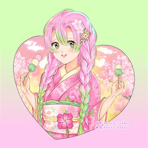 Mitsuri Kanroji Anime Full Body
