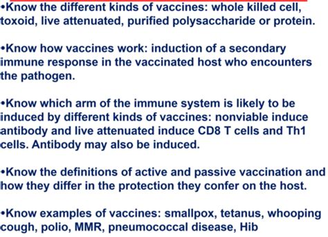 VACCINES Flashcards Quizlet