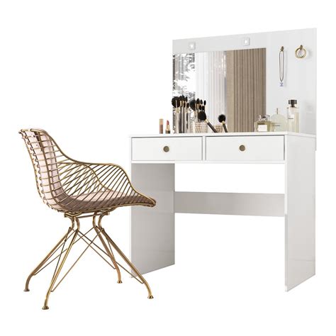 Cômoda Penteadeira Camarim Ideal Branco Moval Submarino
