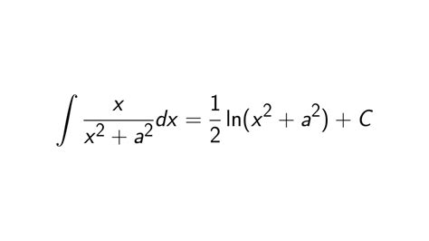 Integral Of X X 2 A 2 Full Solution Epsilonify