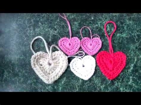 P Askie Serduszko Na Szyde Ku Crochet Heart Youtube