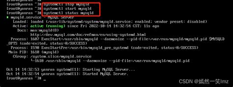 Linux Mysql Systemctl Mysql Csdn