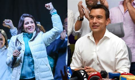 Elecciones en Ecuador Luisa González y Daniel Noboa pasan a la segunda