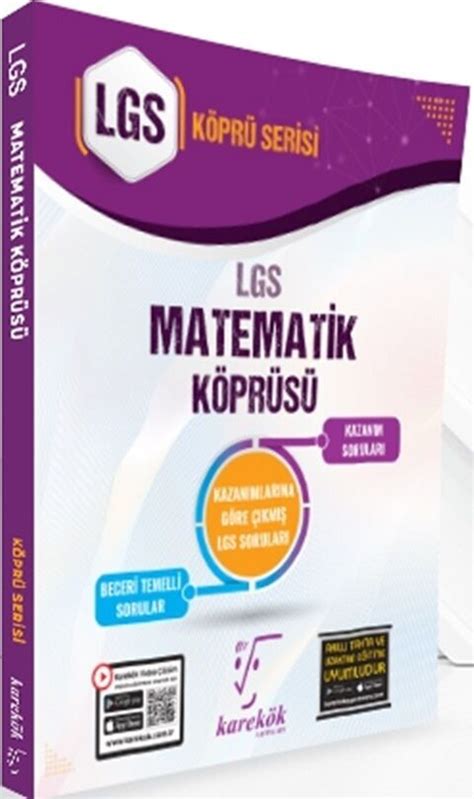 Karekök Yayınları 8 Sınıf LGS Matematik Köprü Serisi Soru Bankası
