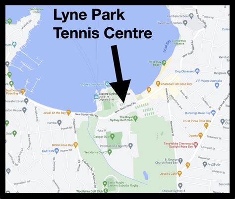 Location Lyne Park Tennis