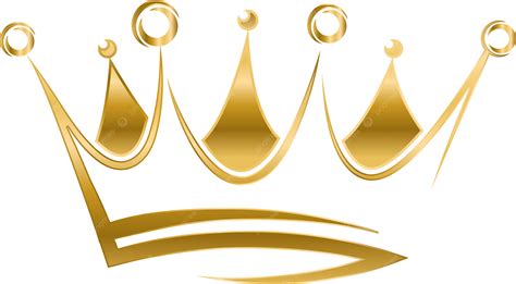 Diseño De Vector De Corona De Oro PNG dibujos Princesa Corona Clipart