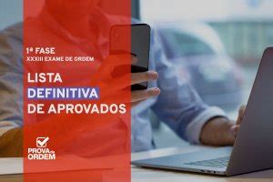 Lista Aprovados Curso Prova Da Ordem
