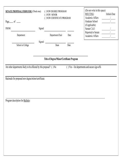 Fillable Online Umsl New Degree Proposal Umsl Fax Email Print PdfFiller