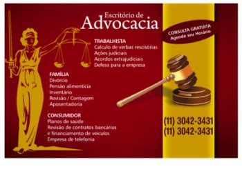Panfletos para Advocacia Direito Personalize Gráfica expanSSiva