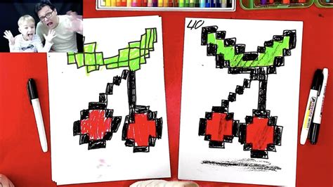 How To Draw Cherries Pixel Art YouTube