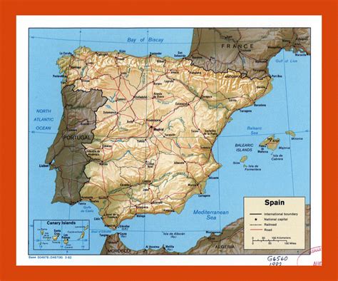 Maps Of Spain Collection Of Maps Of Spain Maps Of Europe Map