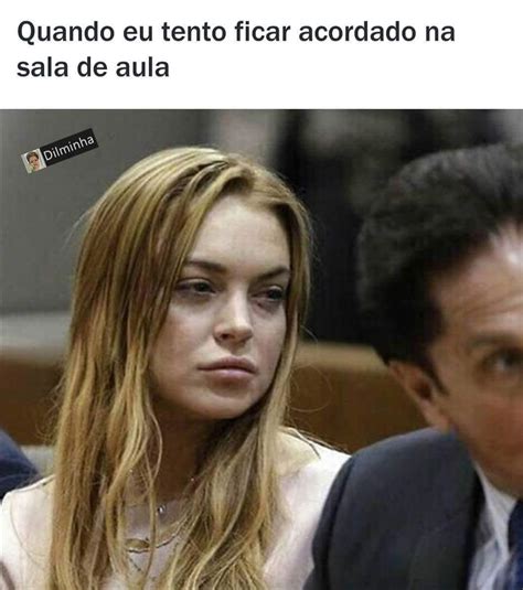 Quando Eu Tento Ficar Acordado Na Sala De Aula Memes