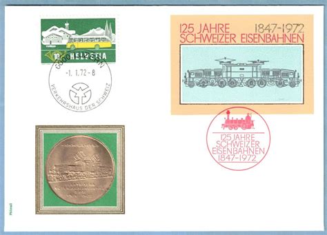 125 Jahre Schweizer Eisenbahnen 1972 Vignette A Kaufen Auf Ricardo