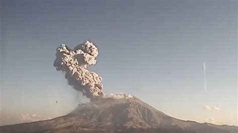 Video Se Registra Nueva Explosi N En El Volc N Popocat Petl