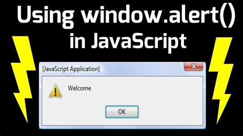javascript programming tutorials part 2 using window alert in javascript youtube