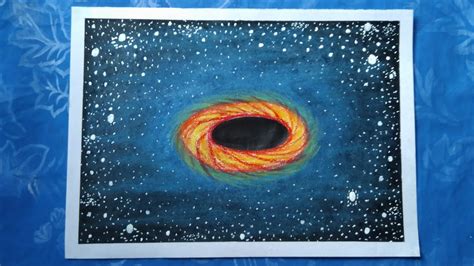 Black Hole Drawing By Oil Pastel YouTube
