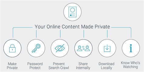 How To Manage Privacy Of Online Presentations Infographics Online
